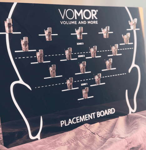 VoMor Placement Board | Hair Extensions | Aveda Salon Spa – ELEVATE HAIR®